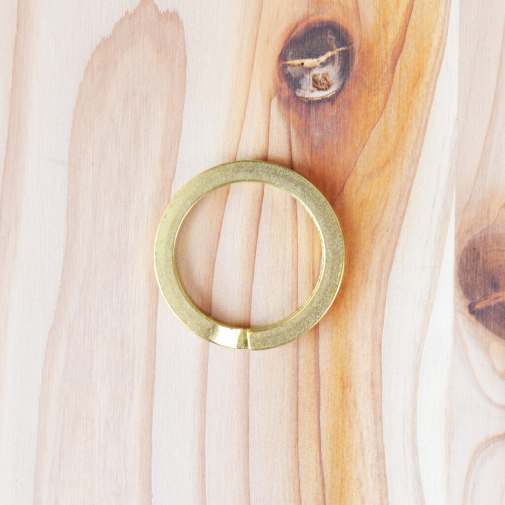 Flat key ring small - Kobashi Studio