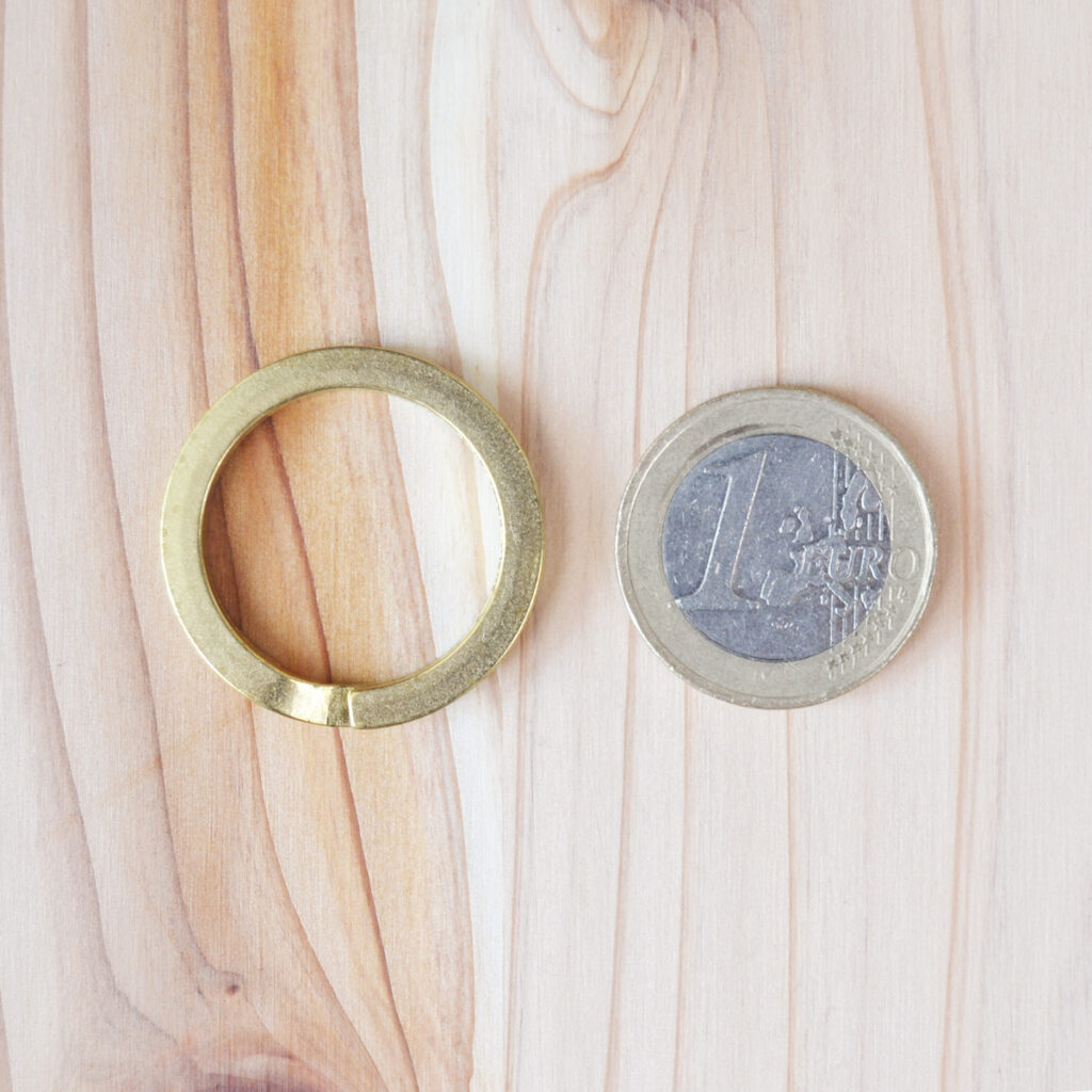 Flat key ring small - Kobashi Studio