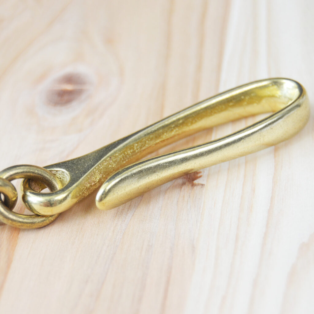 Sand casted belt hook key chain Large - Kobashi Studio